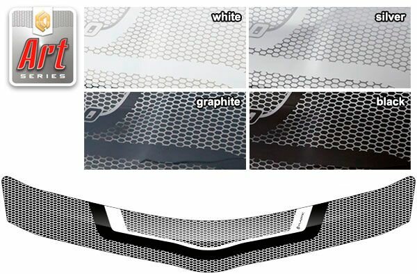 Дефлектор капота Daihatsu Boon Luminas 2008 2012 Серия "Art" черная САпластик