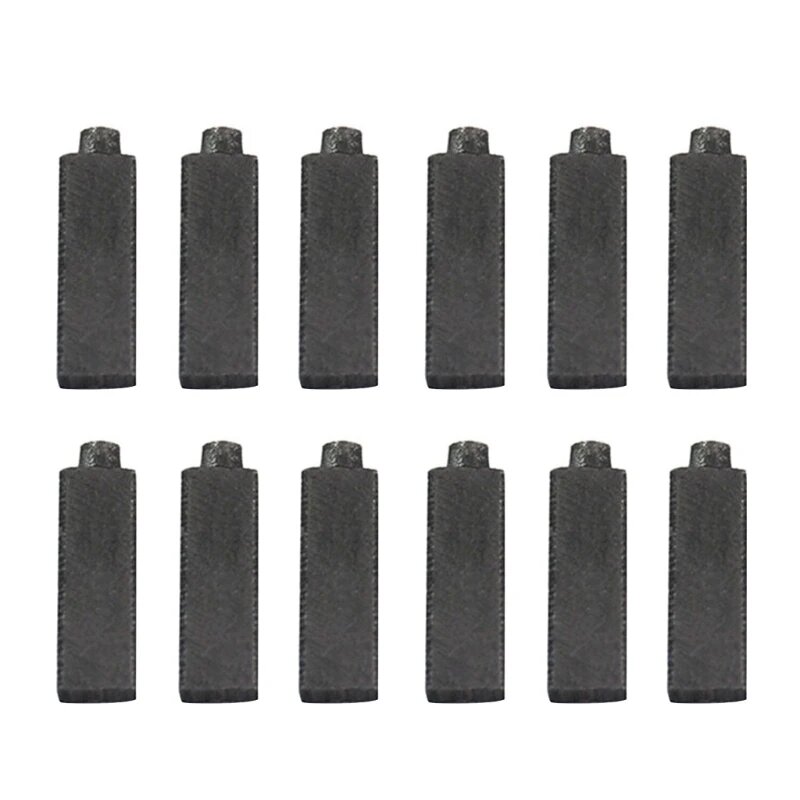 12 шт. угольная щетка 4x5,5x17 мм, угольные щетки для двигателя, электрический фен для двигателя, общий набор, часть