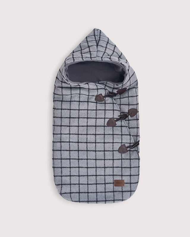 Кокон для новорождённого, утеплённый, на молнии, осень–зима Loomknits