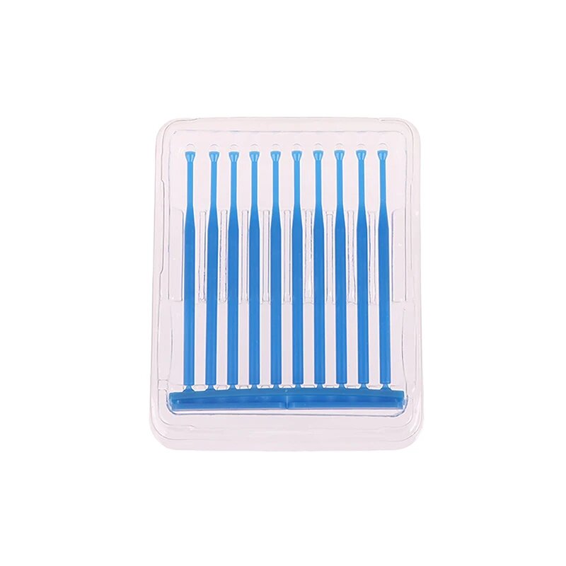 Стоматологический одноразовый микроаппликатор, кисть, клейкий наконечник, аппликатор для зубной короны, фарфоровый шпон, стоматология, 10 шт./кор.