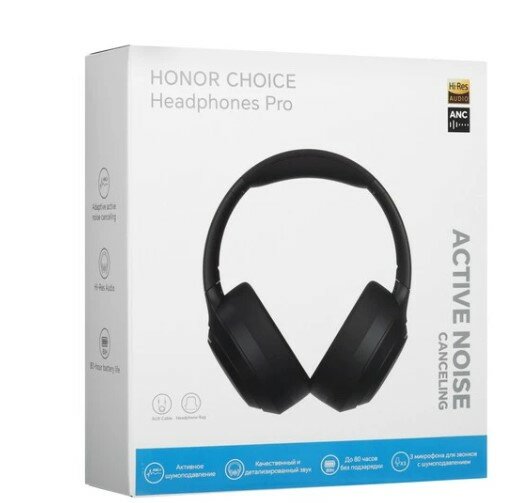 Беспроводные bluetooth наушники HONOR CHOICE Headphones Pro BLACK (5504ABGQ)