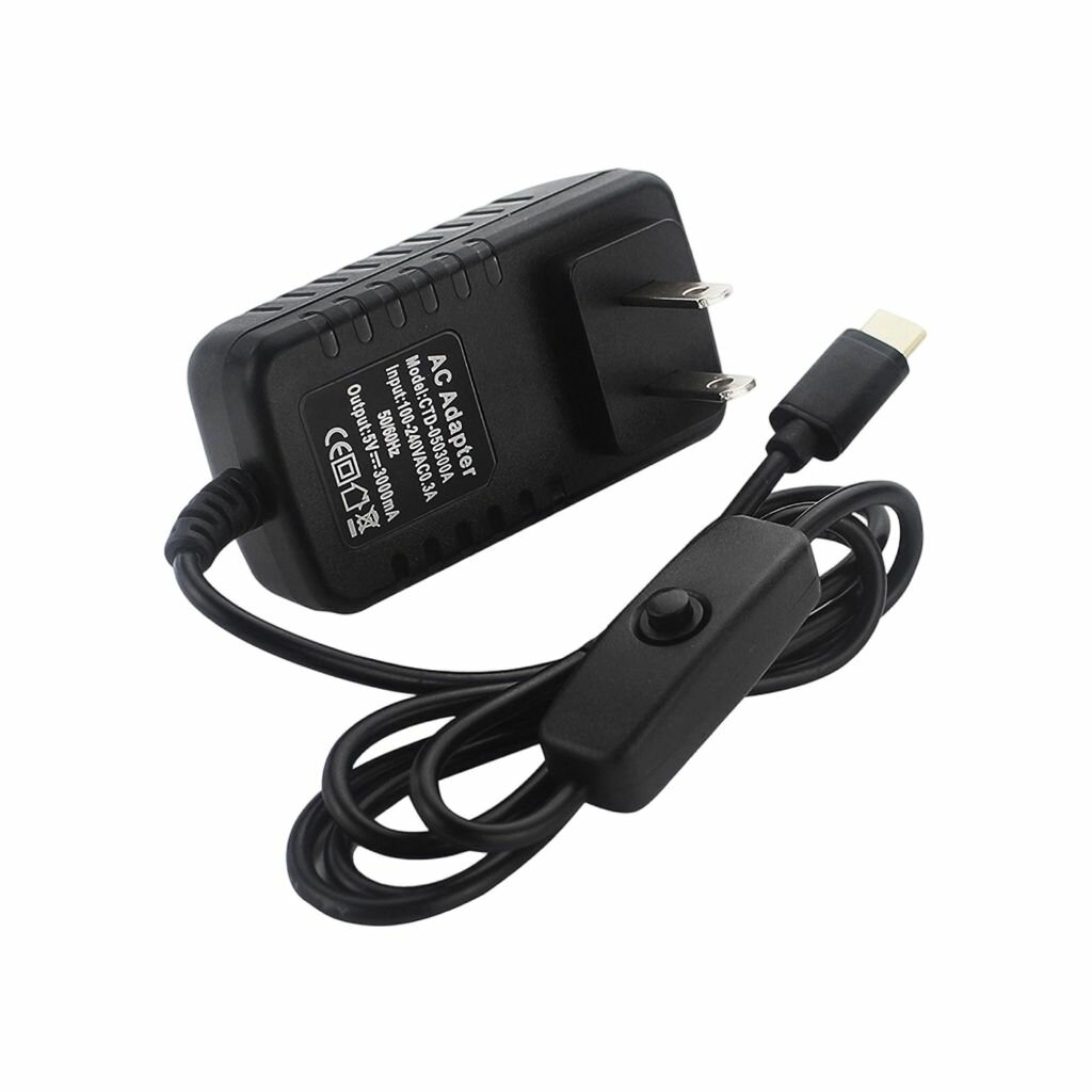 Встроенный адаптер питания typec interface 5V3A-американский стандарт-с переключателем