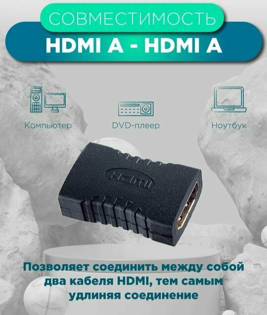 Переходник HDMI - HDMI — фото 1
