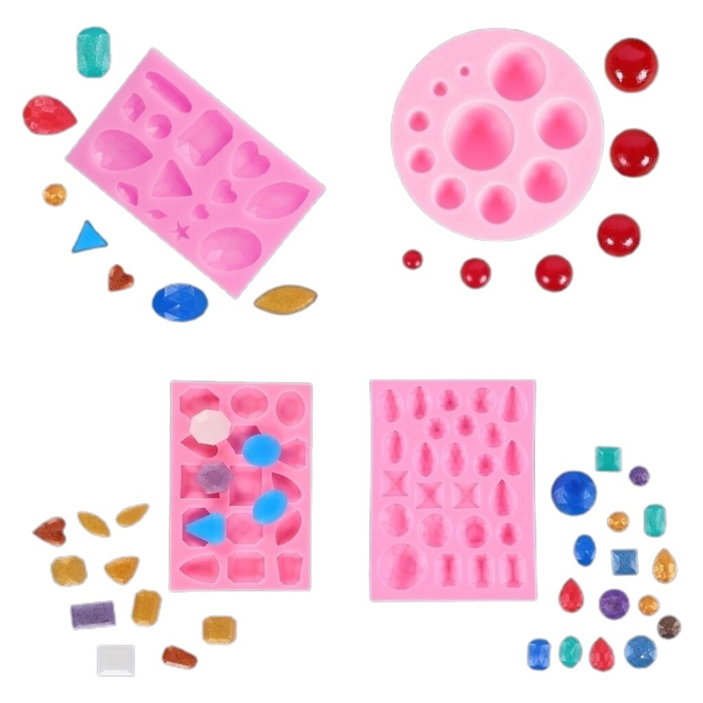 Геометрическая - силиконовый сахарный пирог плесень зеленый бобовый шоколад ледяной блок французский десерт украшения, - 1545B