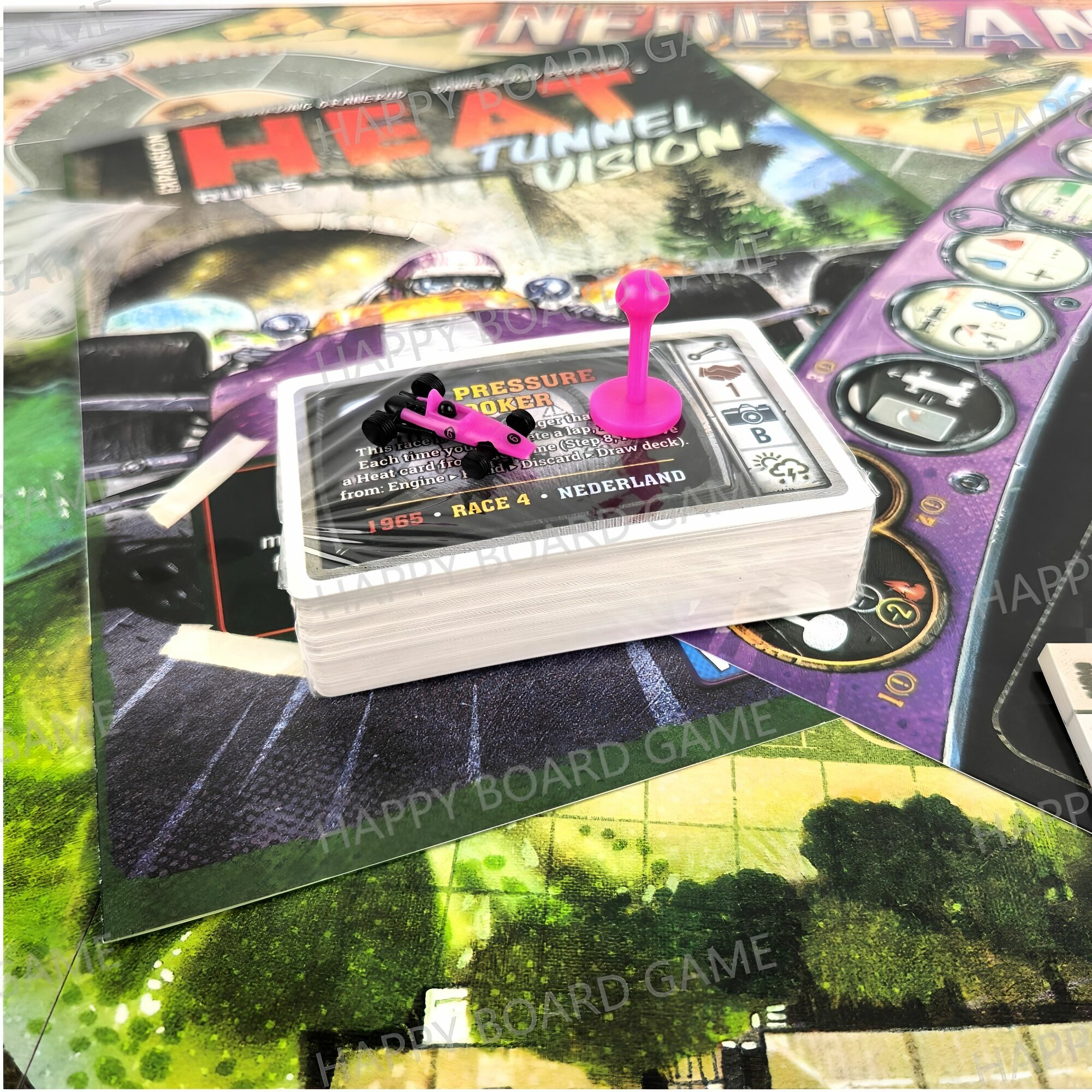 Настольная игра HEAT: Expansion Heavy Rain, Tunnel Vision. Сложная стратегия, Must-Have для фанатов. Идеальный подарок на День Рождения и Рождество.