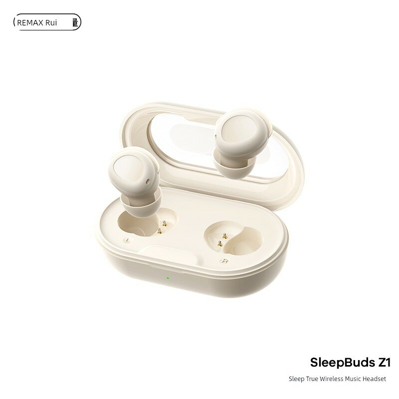 Remax True Wireless Наушники для Сна 5.4 Bluetooth, 37.5 г Удобная Постановка, Цвет Юньмэн Белый для Глубокого Сна