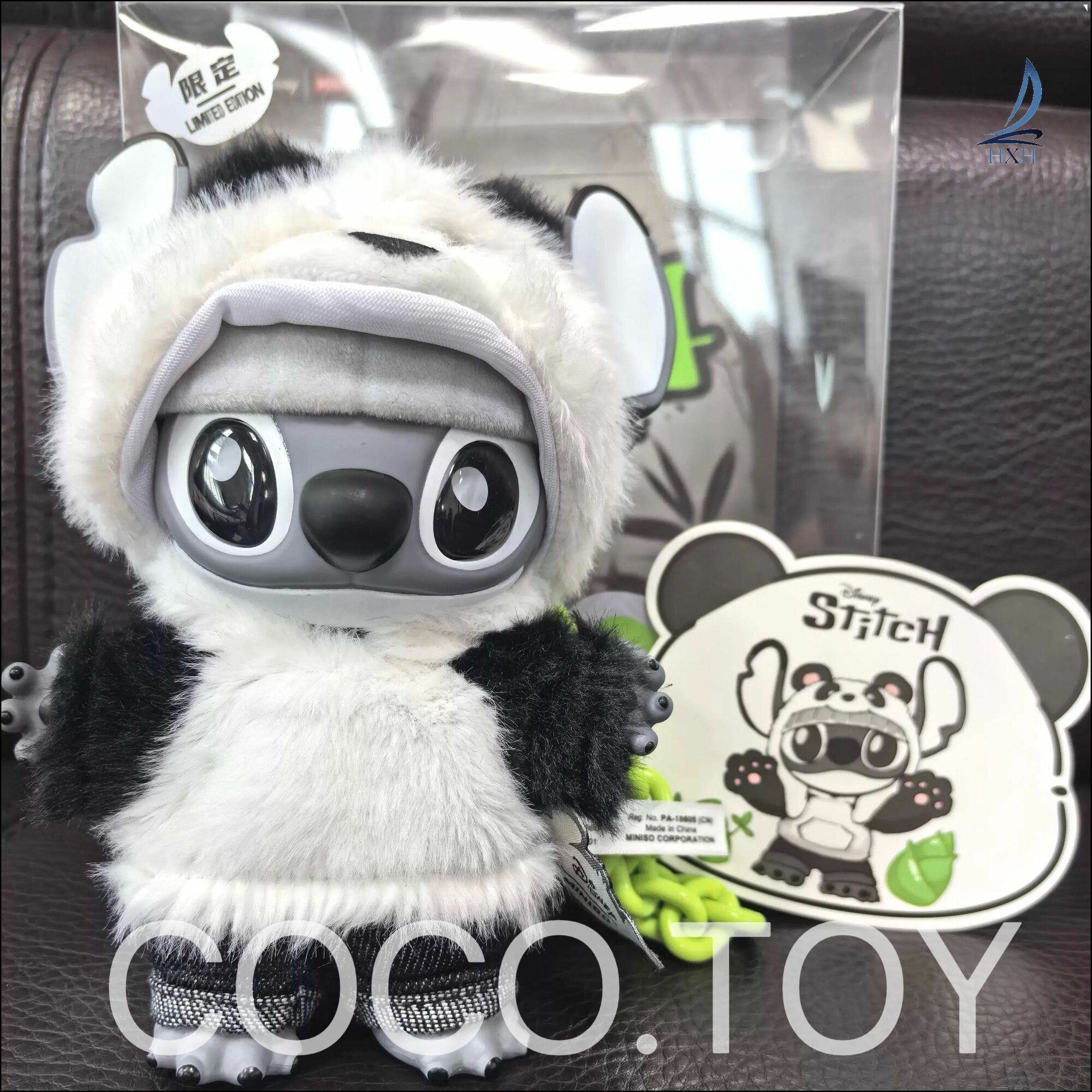 Лабубу Стич Labubu Stitch панда Игрушка сюрприз Blind Box, Miniso, stitch Оригинал