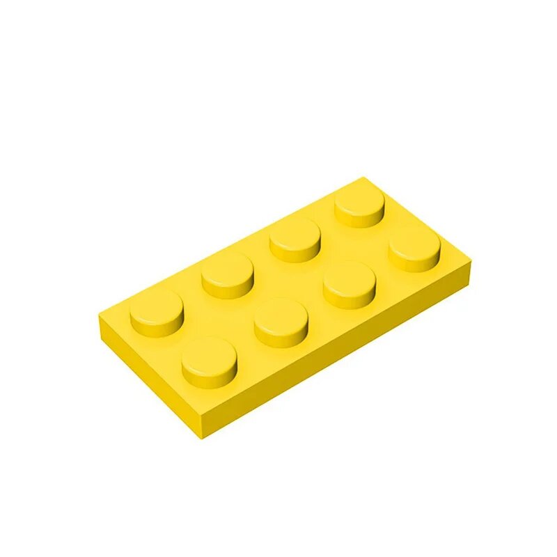 Желтые строительные блоки JIAJIALE, 24-yellow, 10 шт
