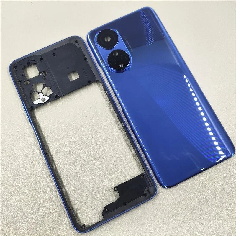 Полный корпус для Honor X7/Play 30 Plus, средняя крышка рамы + задняя крышка аккумулятора, задняя дверь с рамкой камеры, замена