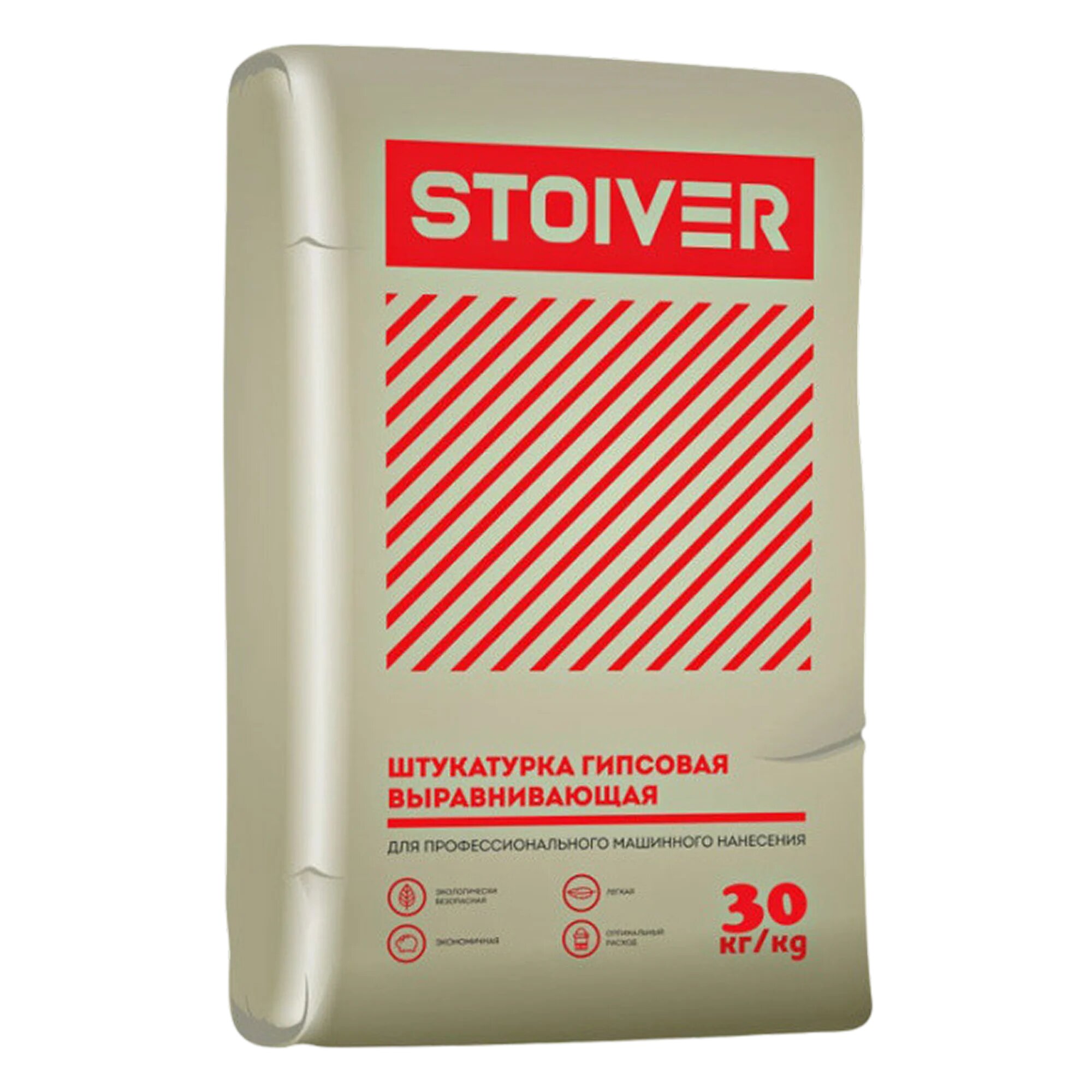 Штукатурка Волма Stoiver Механик, гипсовая, выравнивающая, серая, 30 кг