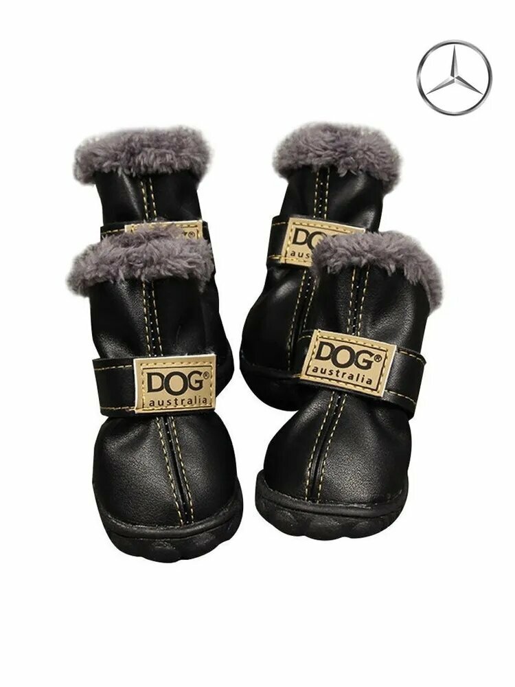 Ботинки для собак Arnydog DOG черные, размер 2# (4,5 см). Обувь для собак мелких и средних пород