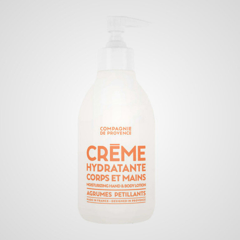 Увлажняющий лосьон для тела и рук 300 мл COMPAGNIE DE PROVENCE Agrumes Petillants/Sparkling Citrus Moisturizing Hand and Body Lotion Лосьон 300 мл