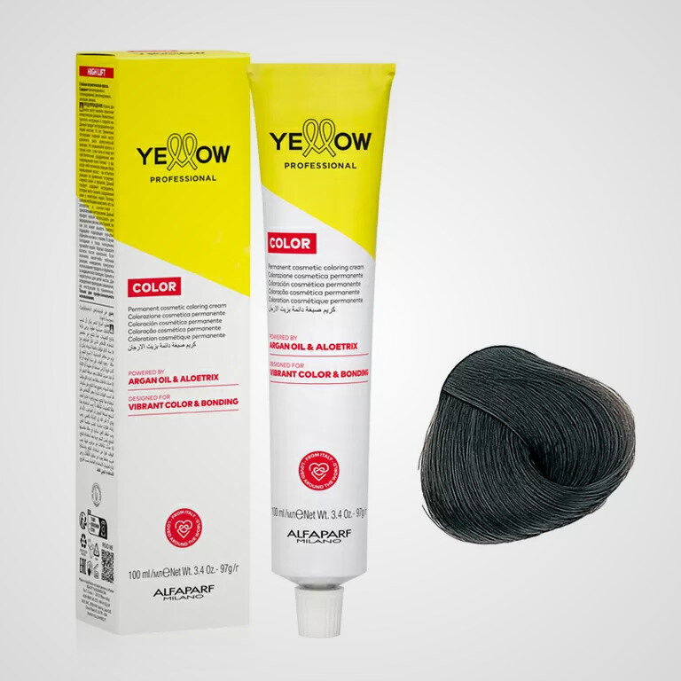 Ye Color Перманентная крем краска 6 СOOL 100 мл YELLOW PROFESSIONAL Ye Color Permanent Coloring Cream Краска 100 мл