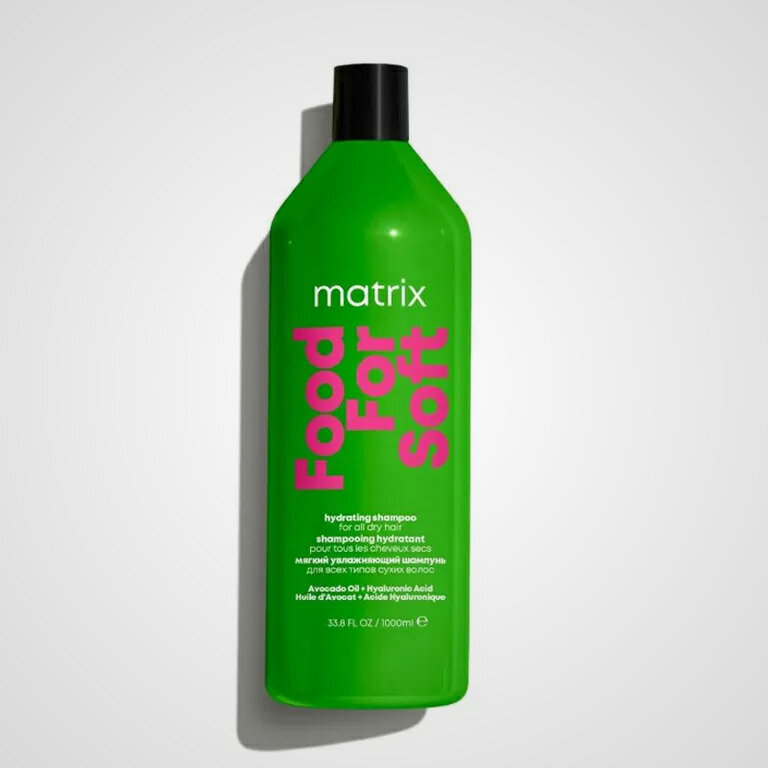Шампунь увлажняющий с маслом авокадо и гиалур. кислотой 1000 мл MATRIX Total Results Food For Soft Shampoo Шампунь 1000 мл