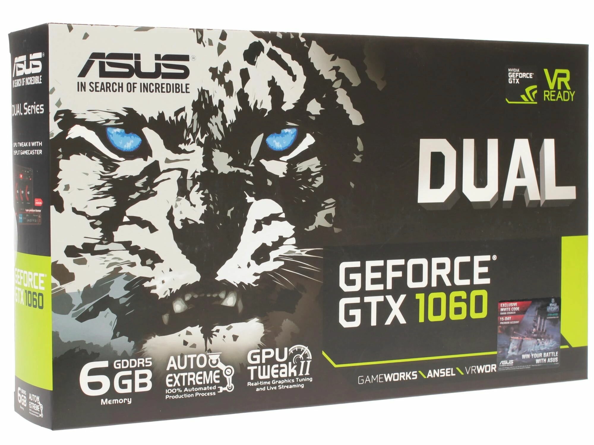 Видеокарта 1060 асус дуал