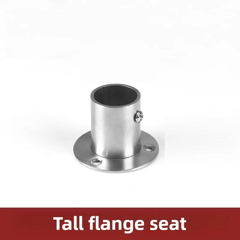 Кронштейны для штанги для шкафа из нержавеющей стали 22mm, Tall style 2Pcs