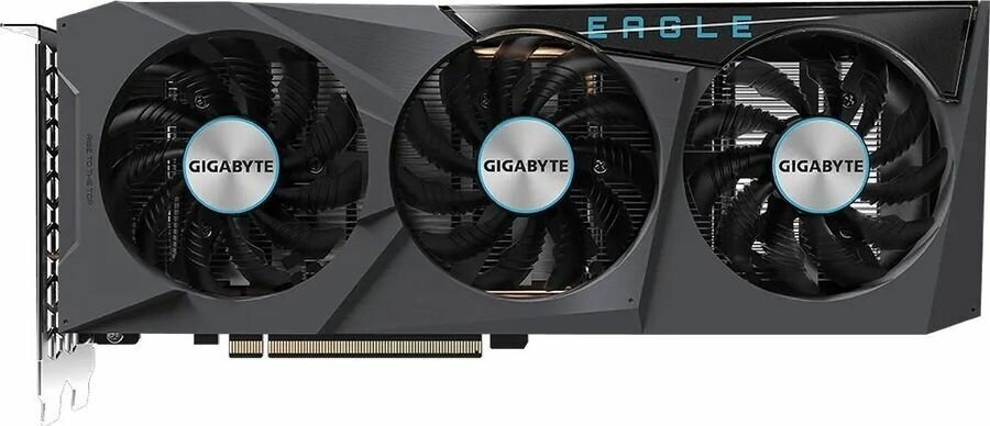 Видеокарта GIGABYTE AMD Radeon RX 6600 GV-R66EAGLE-8GD (GV-R66EAGLE-8GD) - PCI-E 4.0, 8 ГБ, GDDR6, 128 бит, HDMI х2, DisplayPort х2, GPU 2044 МГц