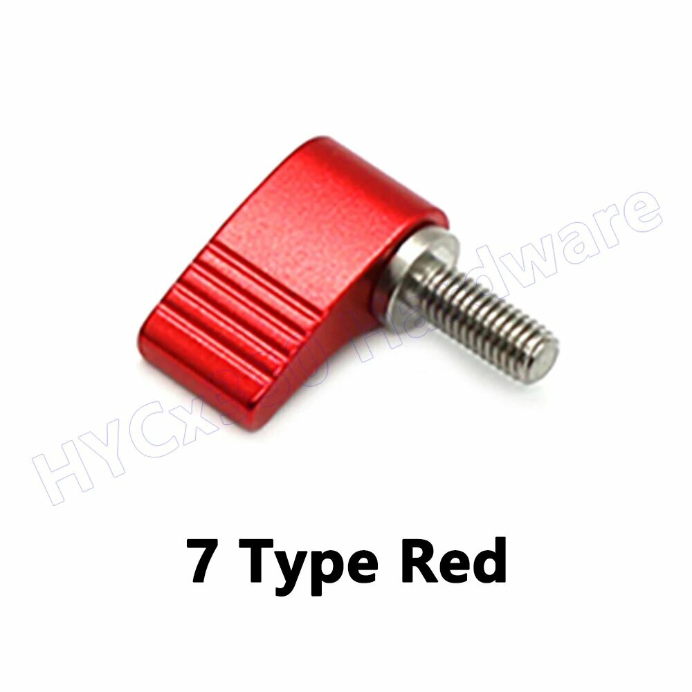 Красный регулируемый винт M5 x 12mm, 7 Type Red
