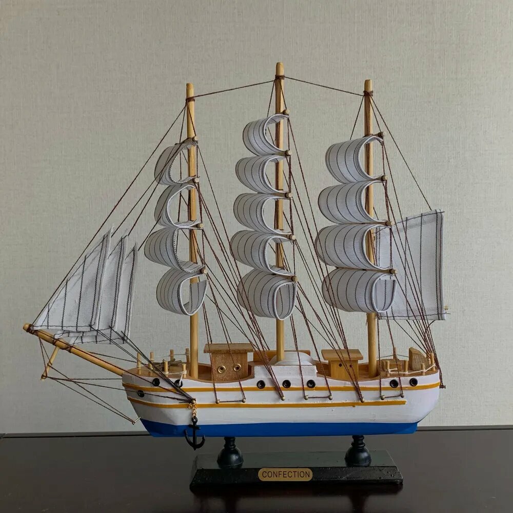 Корабль фигурка декоративный сувенирный парусник подарочный кораблик сувенир , длина 33 см