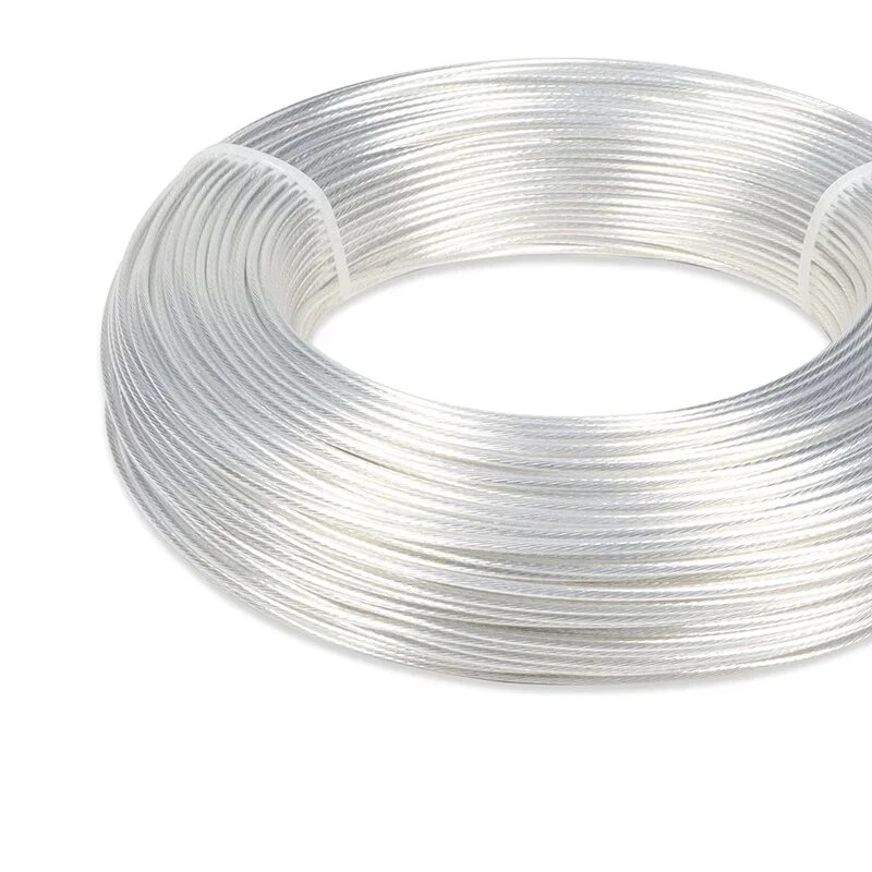 Тефлоновый посеребренный медный кабель 0,12 мм2 ~ 6 мм2 0.75 Sq millimeter, Transparent