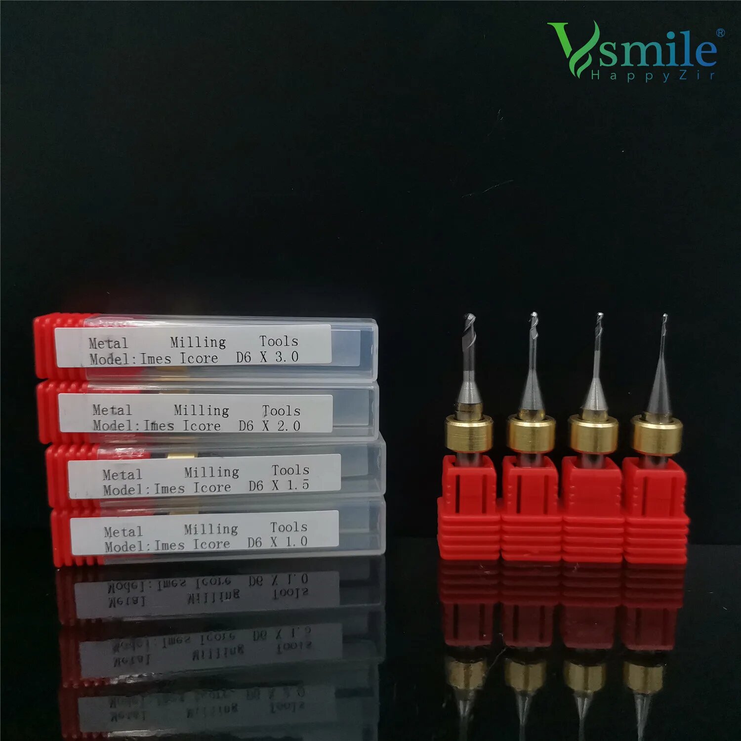 Металлические фрезы Imes Icore 6 мм для стоматологии Flat D6x1.5 T5 T68