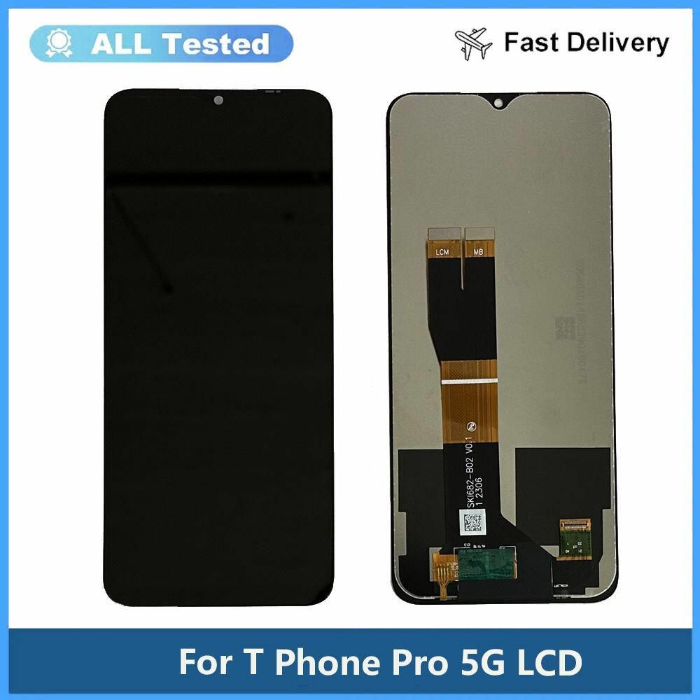 Дисплей для T-Mobile Phone Pro 5G, дисплей в сборе с сенсорным экраном, черный , содержать инструментов
