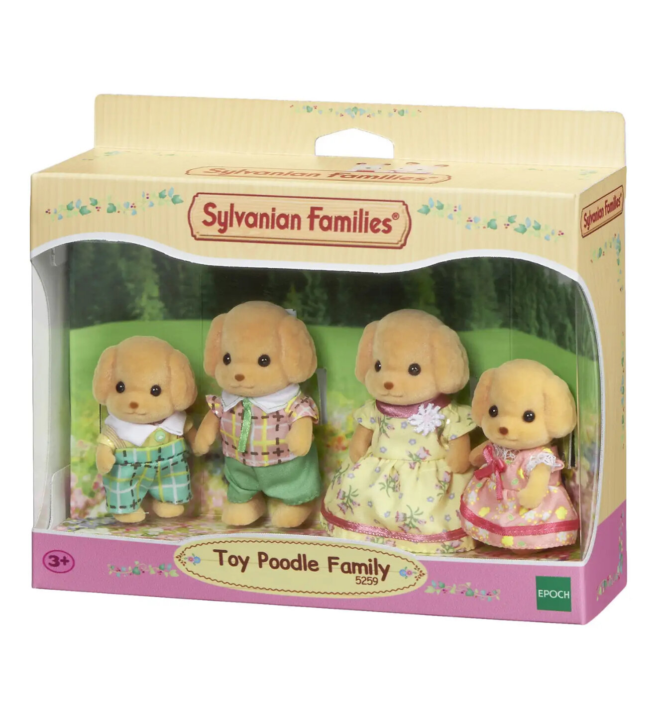 Игровой набор от бренда Sylvanian Families "Семья Той пуделей" 5259