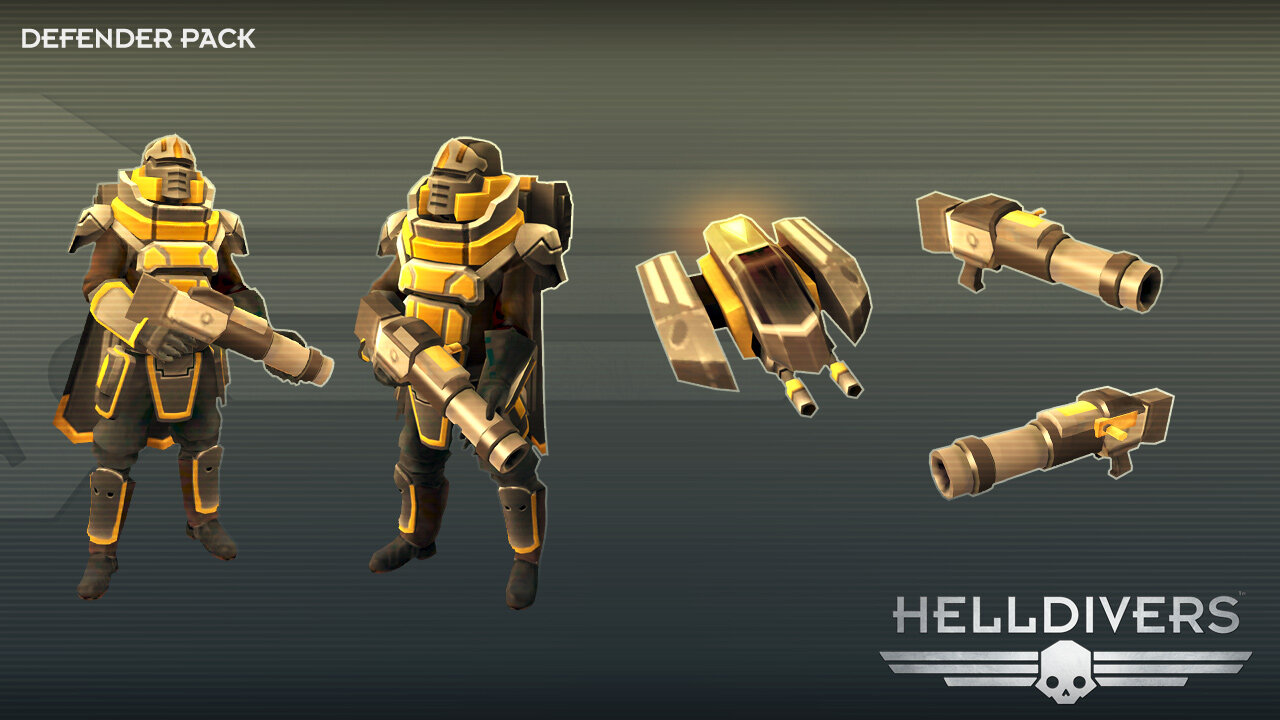 HELLDIVERS - Defenders Pack DLC PC Steam Ключ • Активация Steam