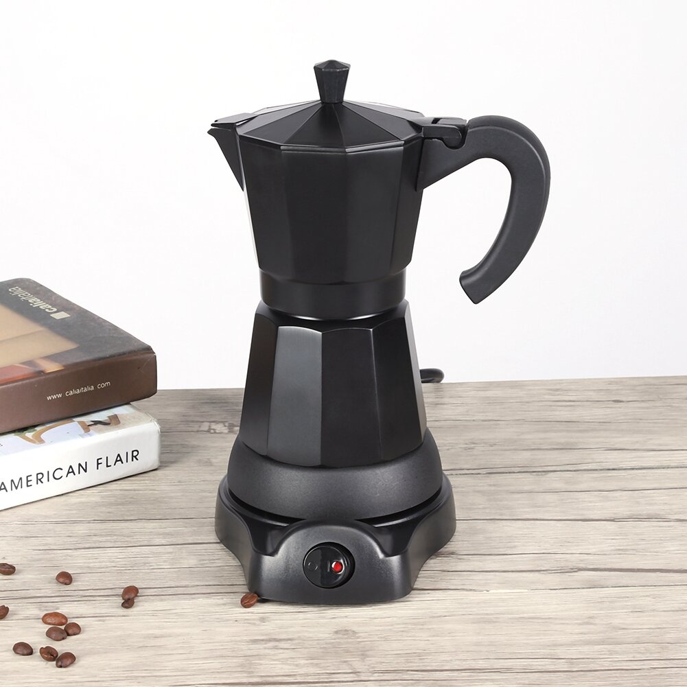 Портативная электрическая кофеварка объемом 300 мл для дома и офиса, 50 Гц. — фото 1