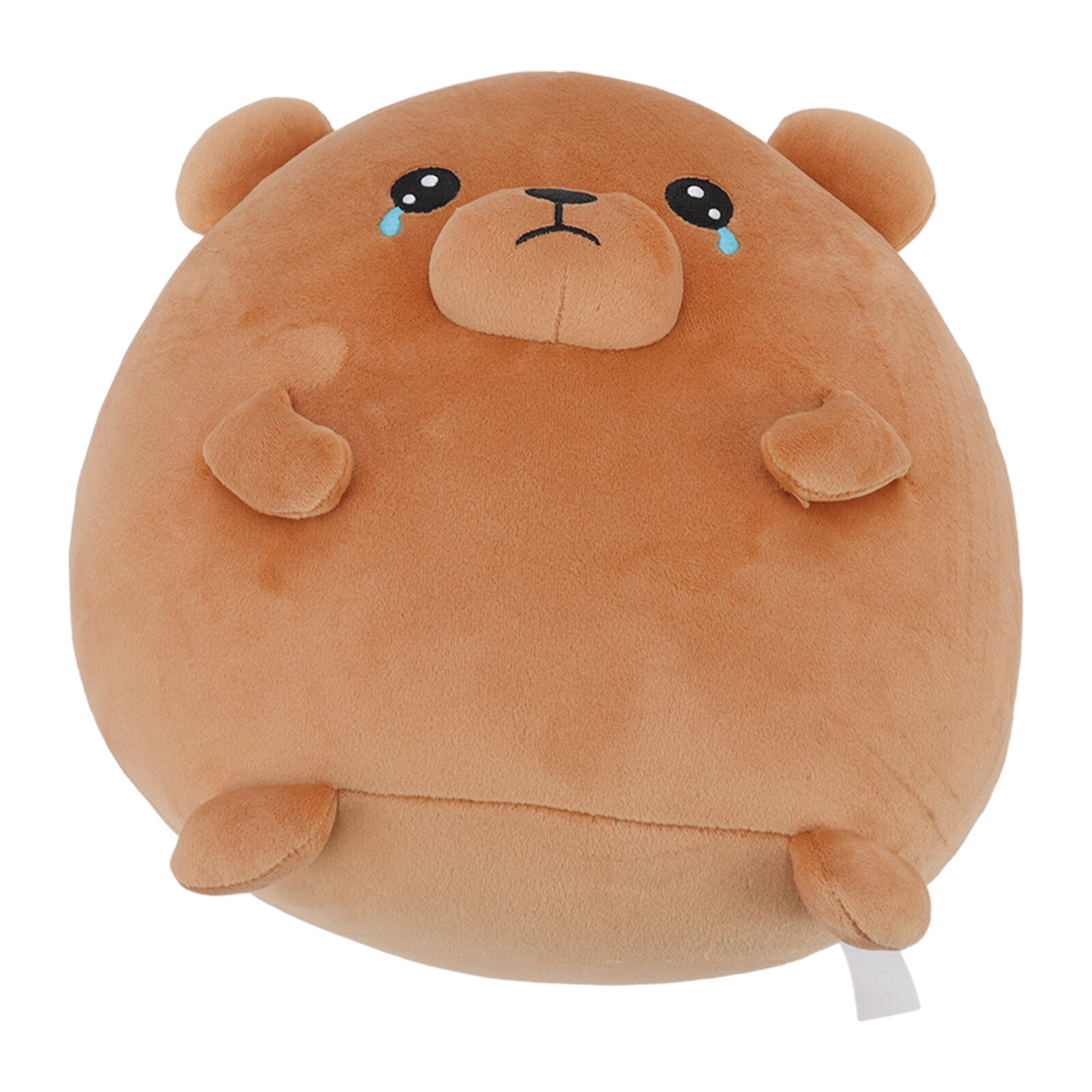 Brown Bear Plush Toy PP Cotton Spandex Stuffed Material PP Cotton Spandex Super Soft Plush Classification Approx. 25 x 25 x 15cm 1 x Brown Bear Plush Toy for Bedroom Office Kids