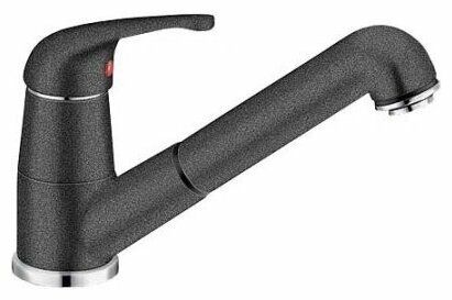 Смеситель BLANCO DARAS-S SILGRANIT антрацит 524191