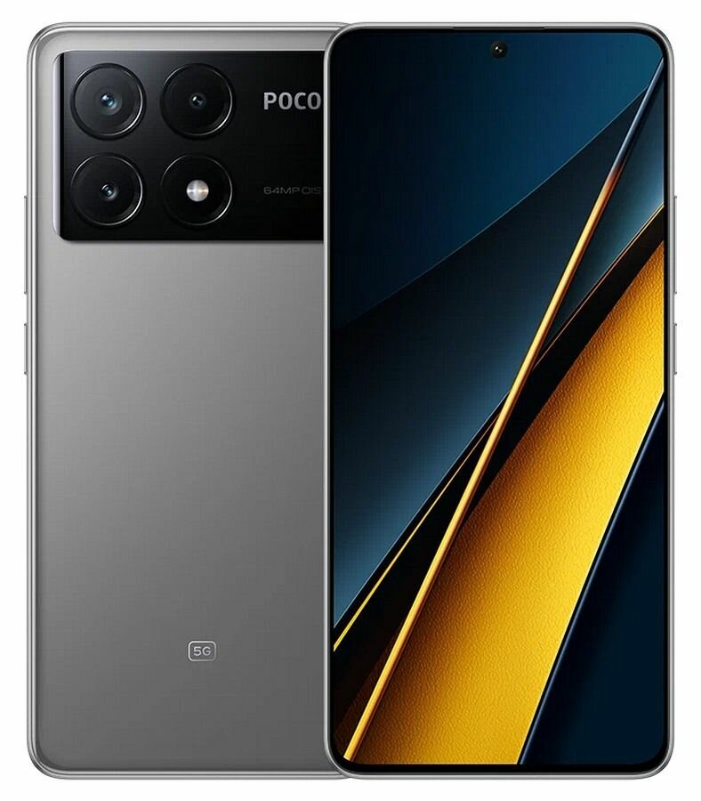 Смартфон Xiaomi POCO X6 Pro 5G 12/256 ГБ, Dual nano SIM, Gray