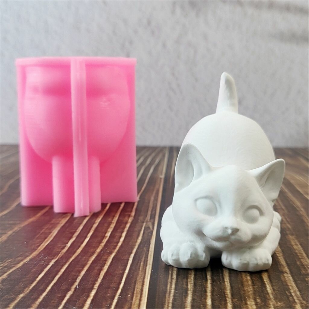 3D Форма для свечей "Кошки" — фото 1