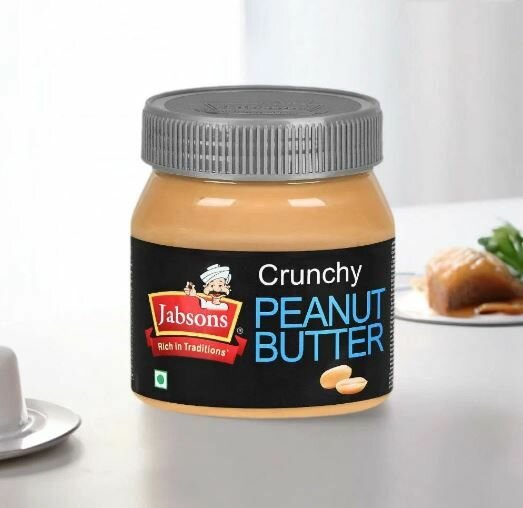 Паста арахисовая (масло) Jabsons 350 г. с кусочками арахиса индийская восточная сладость