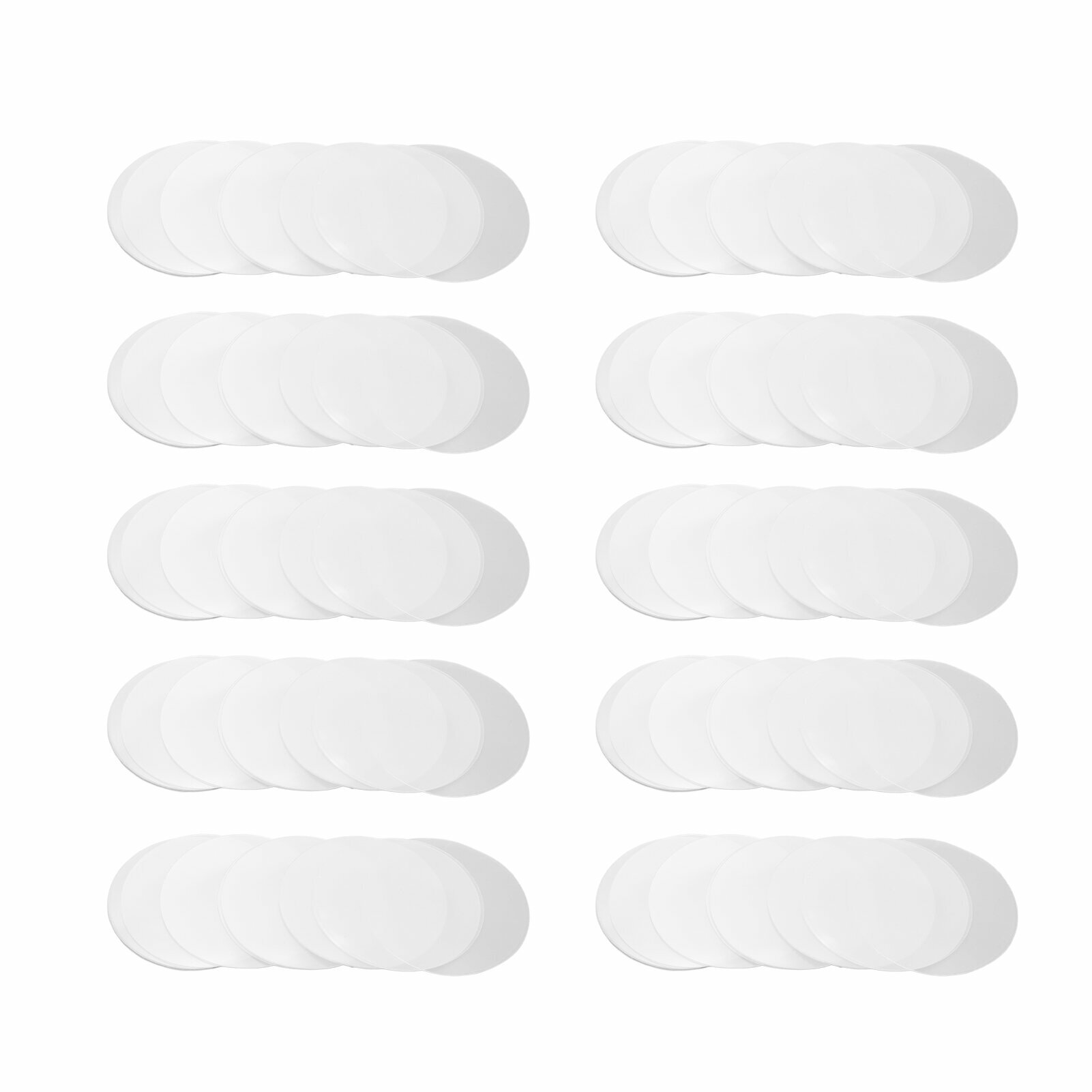 200 шт. Прозрачная пленка значков Прозрачная пленка прозрачная ПВХ многоцелевая кнопка значков для ремесленных DIY защита 44 мм