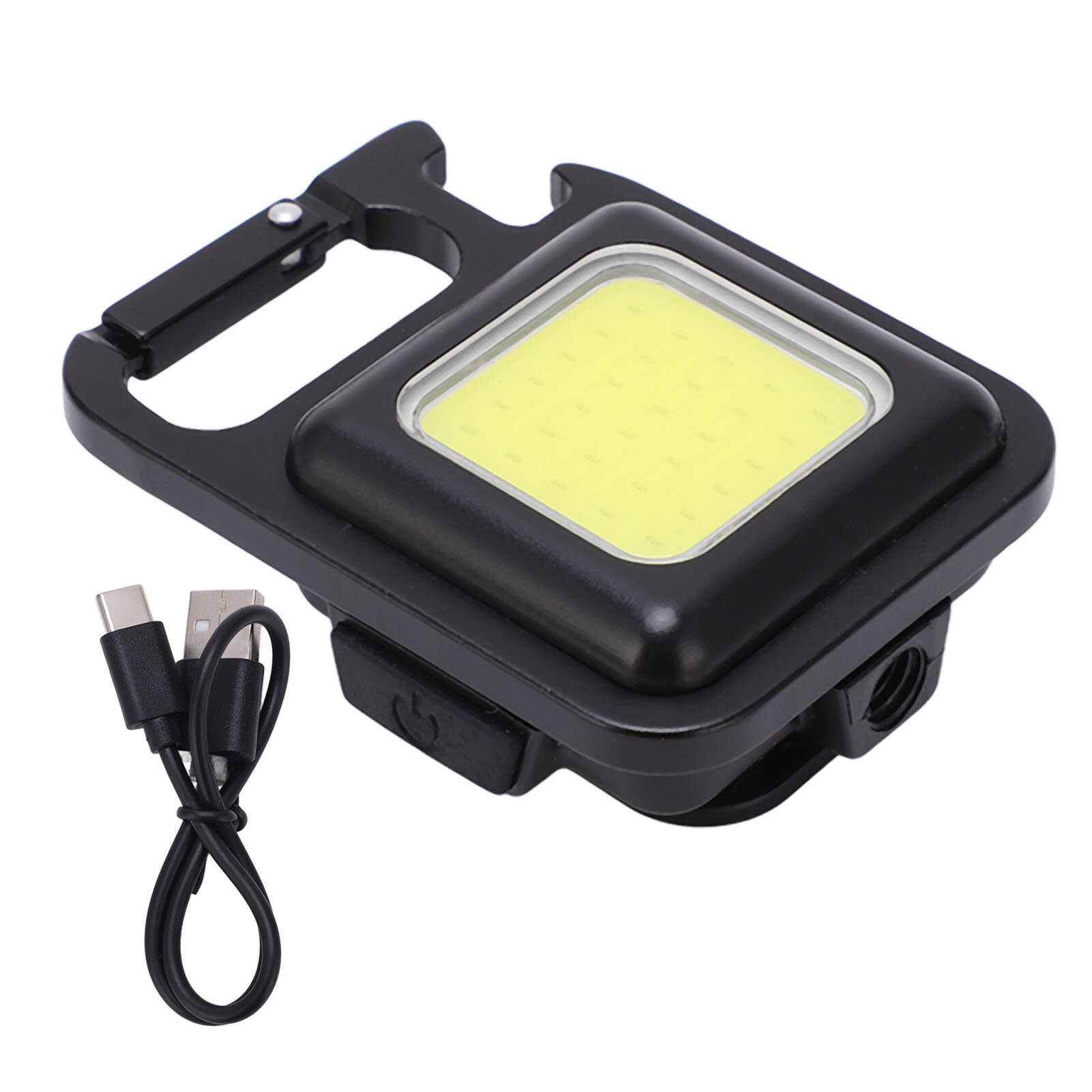 Mini Flashlight 500lm Lighting Portable USB Зарядка 180 ° Складная ручка магнитная магнитная фонарик для рыбалки для рыбалки