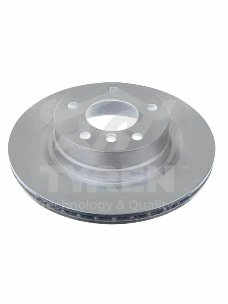 Диск тормозной задний вентилируемый для а/м BMW 1, 2, 3, 4, Tyren TYR1010701
