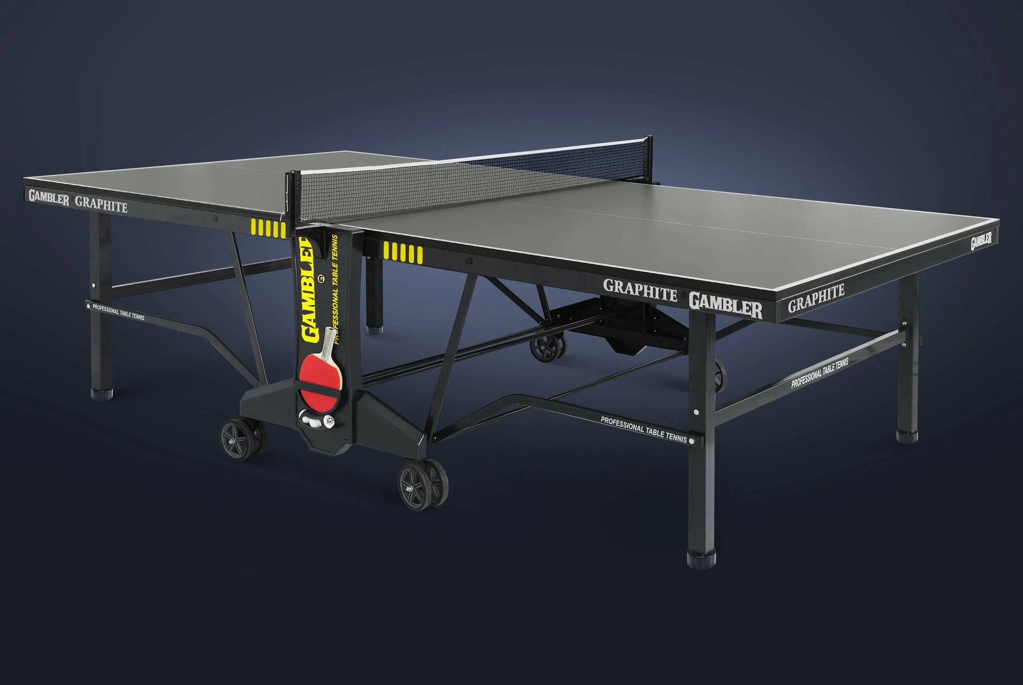 Теннисный стол Start Line Graphite, складной, черно-серый, 22мм