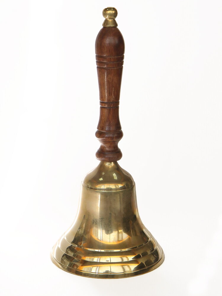 Колокольчик на деревянной ручке 11х11х25см KSVA-NA-98235