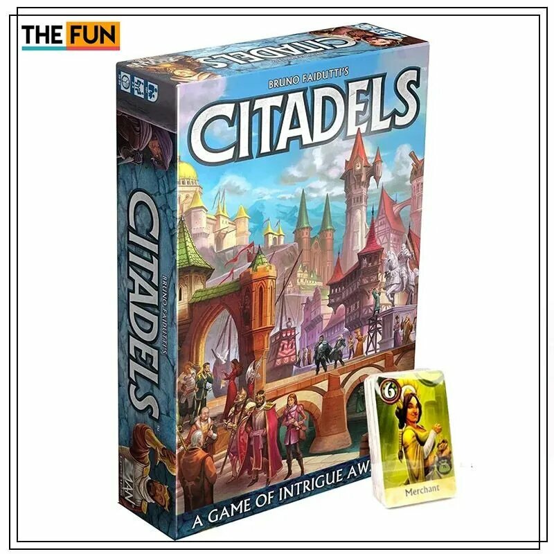 Настольная карточная игра Настольная Citadels Revised Edition Игра (Карточная) Новая версия игры