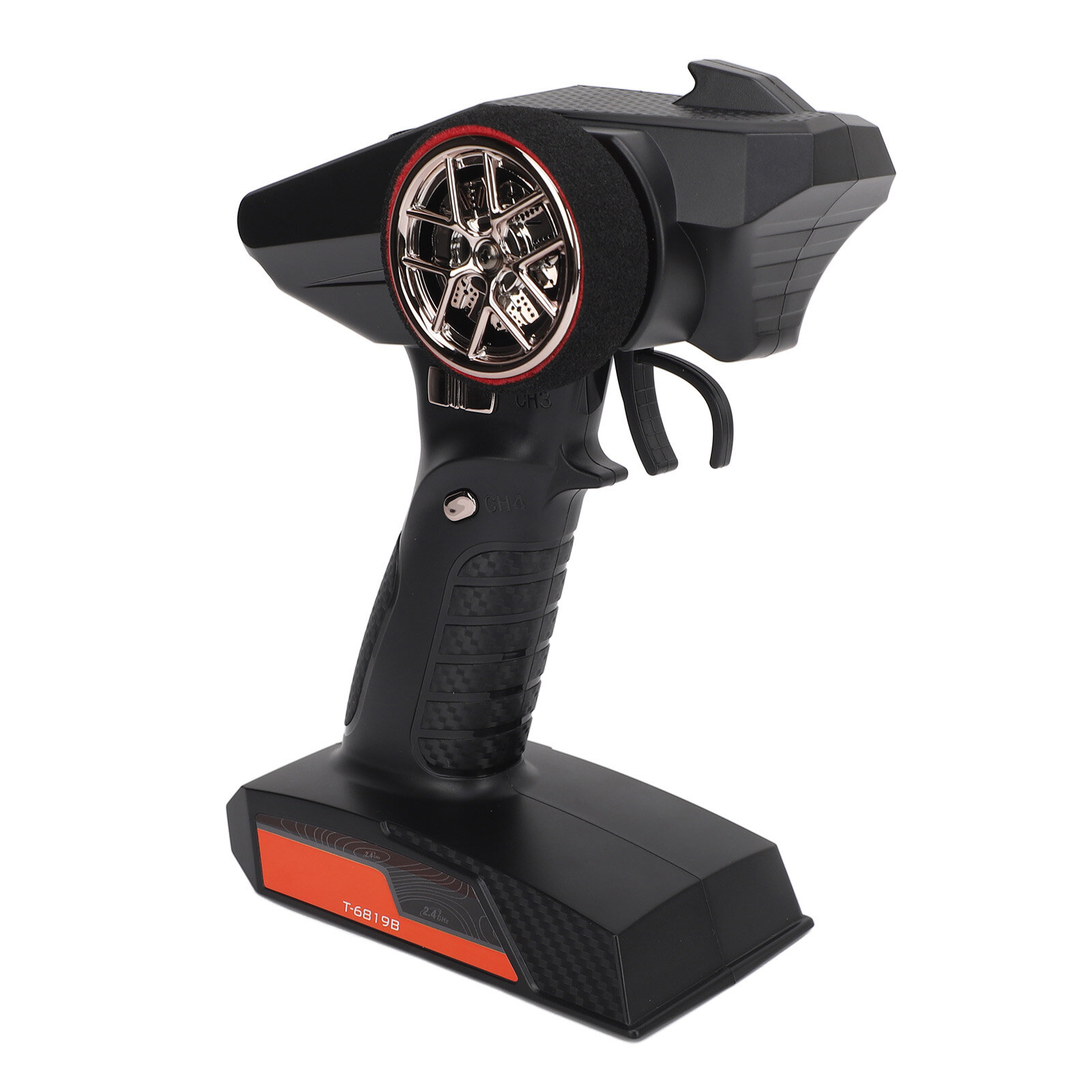 2.4G 7-канальный радиопередатчик Пульт дистанционного управления с приемником 7-канальный пульт дистанционного управления для RC автомобиля Лодка Черный