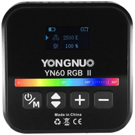 Осветитель светодиодный Yongnuo YN60RGB II Black
