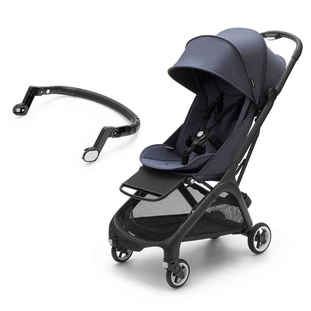 Коляска прогулочная Bugaboo Butterfly Stormy Blue + бампер