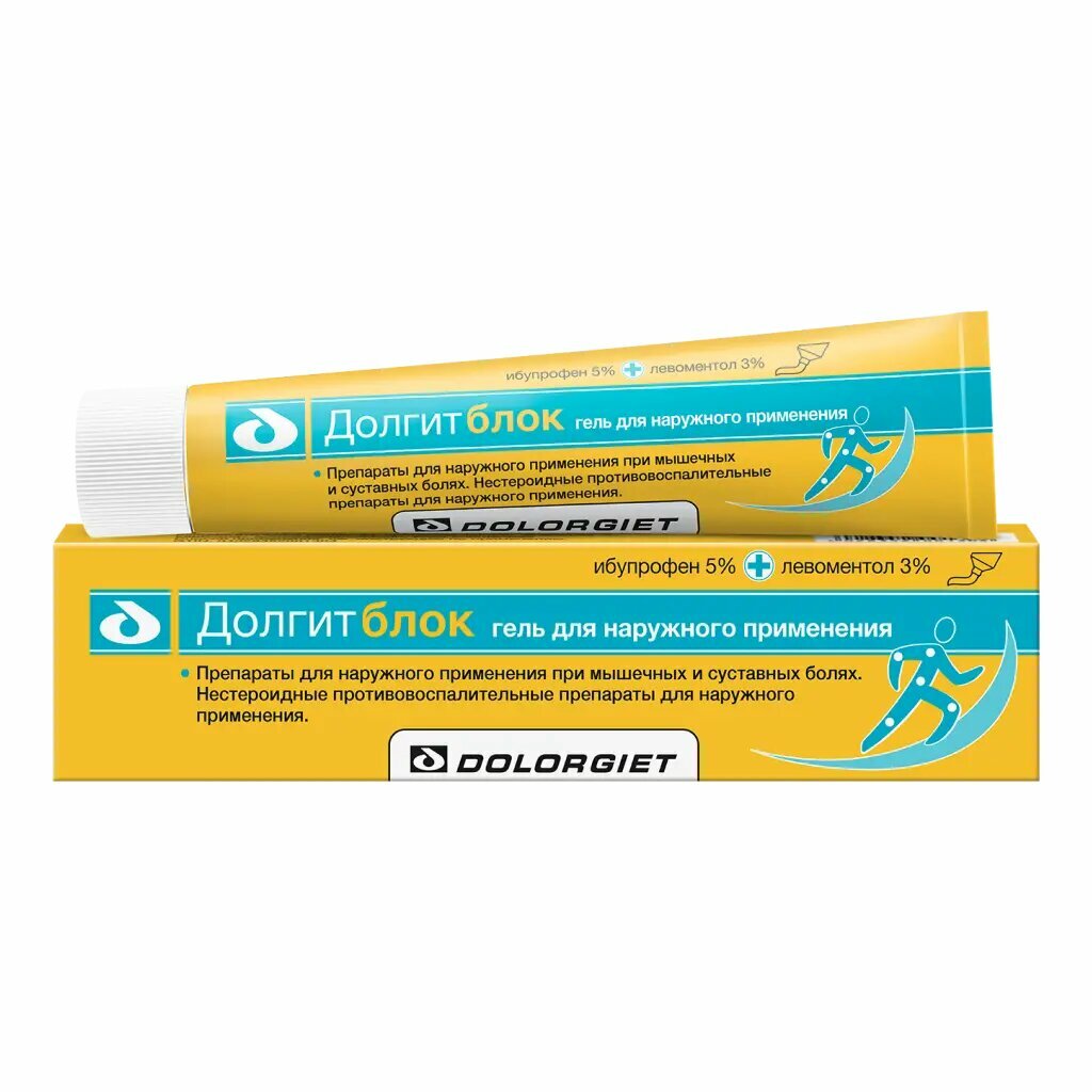 Долгитблок гель для наружного применения 5%+3% 50 г 1 шт