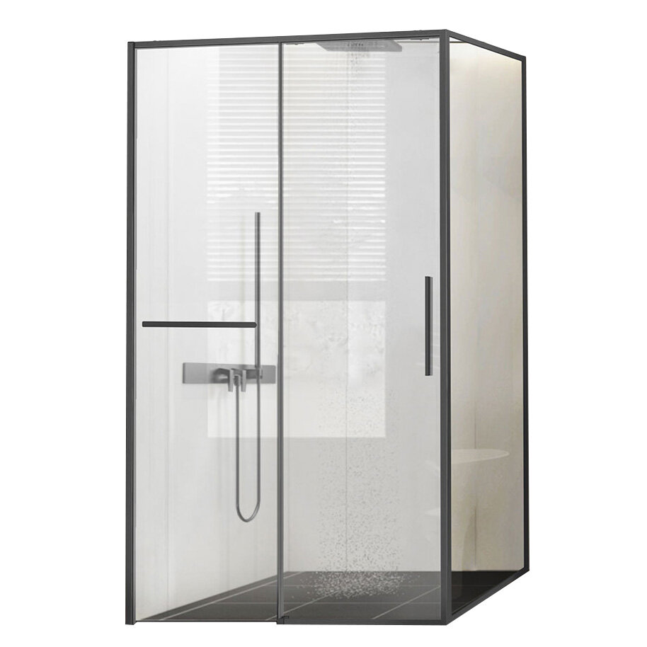 Душевой уголок Vincea Slim Soft 90х140 VSR-1SS9014CLGM сталь