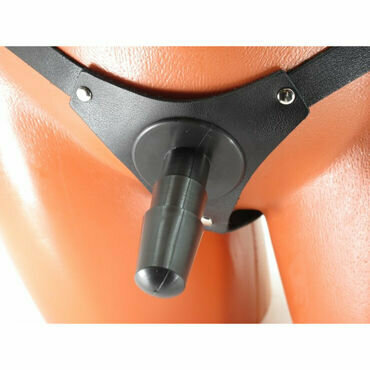 BDSM Арсенал трусики со штырьком, черные Для женщин