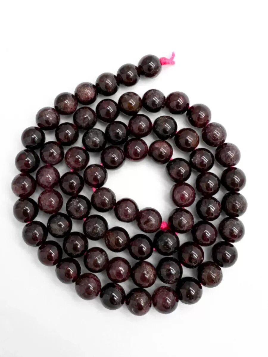 0881 Гранат натуральный круглые бусины 5мм 1 шт качество А++