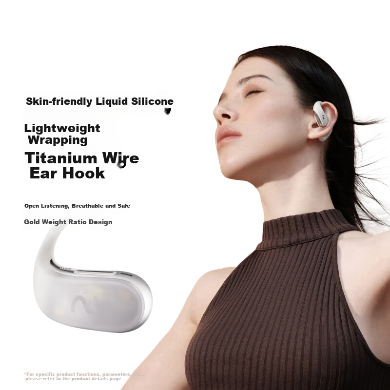 IFLYTEK Open-ear AI Sports Wireless Bluetooth Earphones Air 2 [Ice Grey] Smart Noise Reduction Long Battery Life Recording Translation National Subsidy Compatible with Apple Huawei Xiaomi