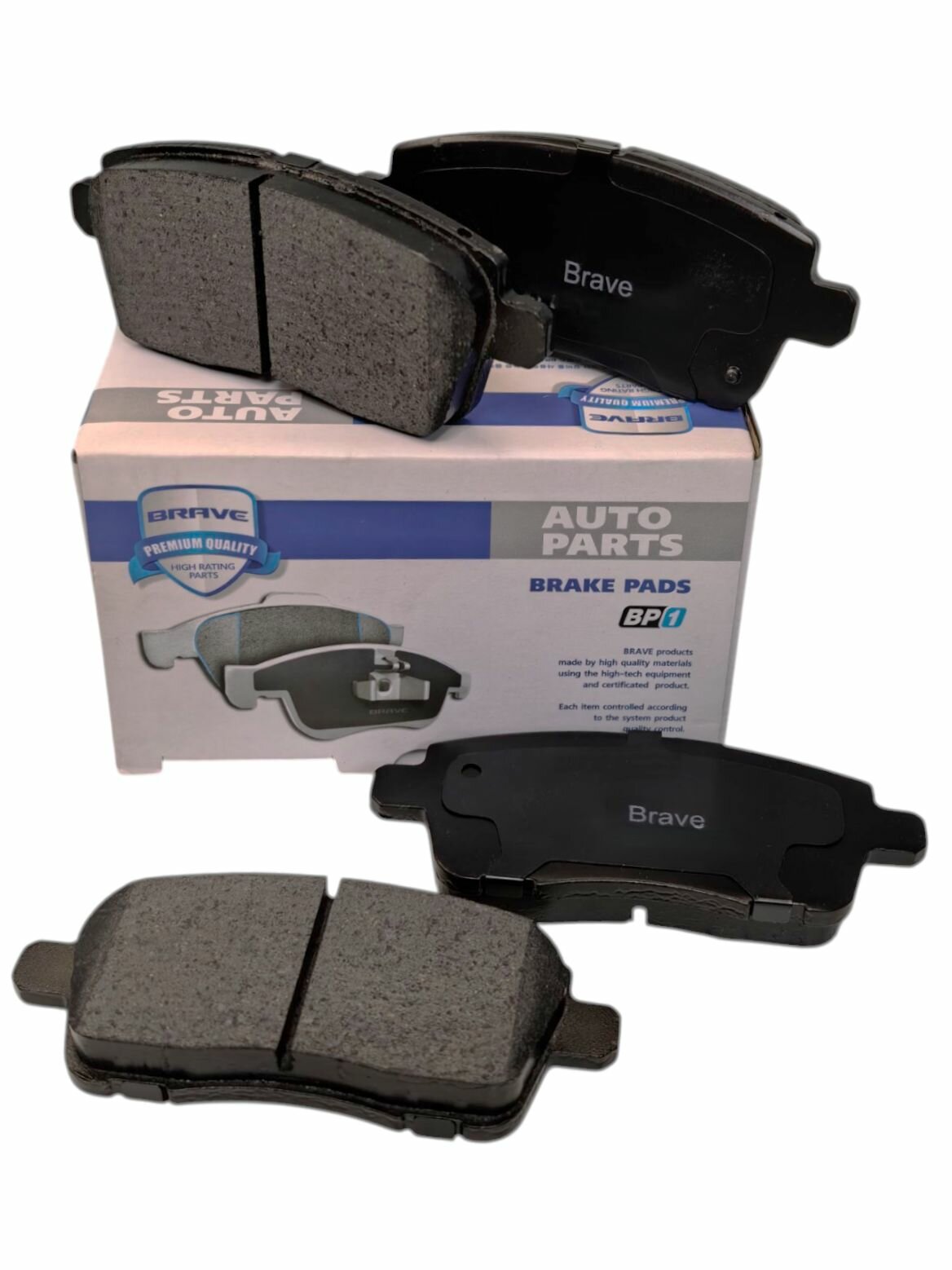 Колодки тормозные задние Чери Тигго 7 Про/Эксид ЛХ с электроручником (Chery Tiggo 7 Pro/Exeed LX) комплект 4 шт. BRAVE