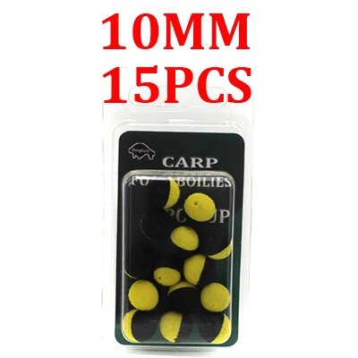 Наживка рыболовная плавающая для ловли карпа, двухцветная, 15 шт.